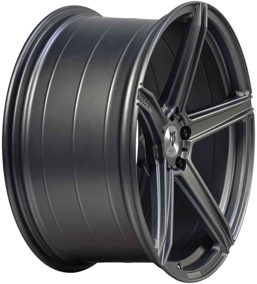 MB-Design KV1S alloy wheels 4x 8.0Jx21 ET40 5x112 MATTGRAU fits VW ...