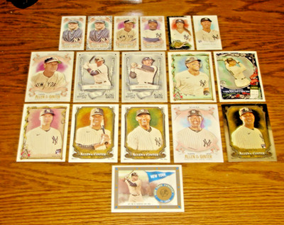 2019-2024 Topps Allen & Ginter YANKEES Lot (37) w/ Babe Rith, L Gehrig ...