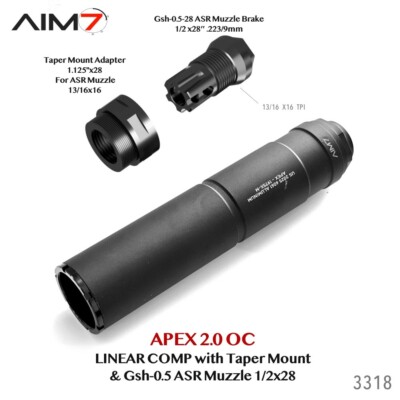 AIM7 APEX 2.0 Smooth Taper Modular Comp Gsh 0.5 OC 223 | eBay
