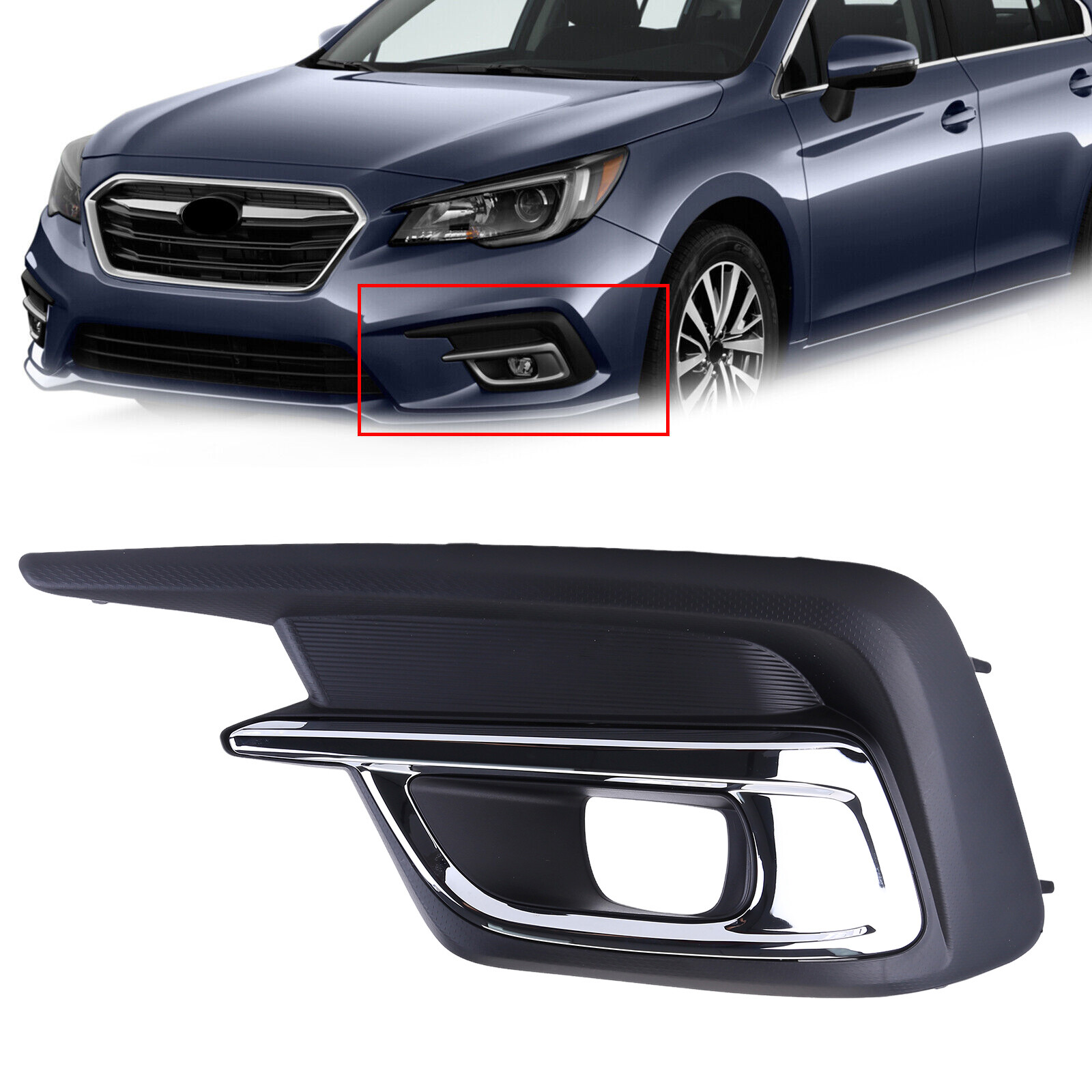 OE Style For 2018-2019 Subaru Legacy 2.5i Driver Fog Lamp Cover Bezel ...