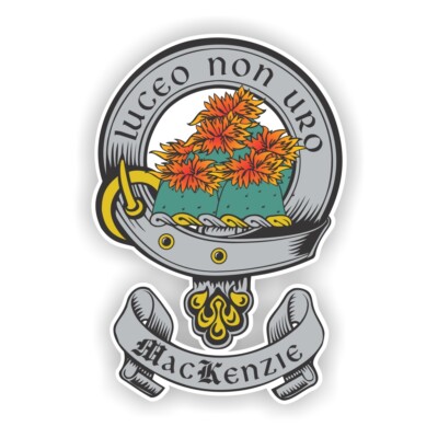 Clan Mackenzie Scottish Family Shield Decal | eBay