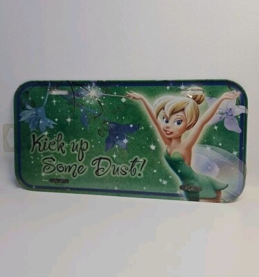 Disney Tinker Bell Metal License Plate Kick up Some Dust! Novelty ...