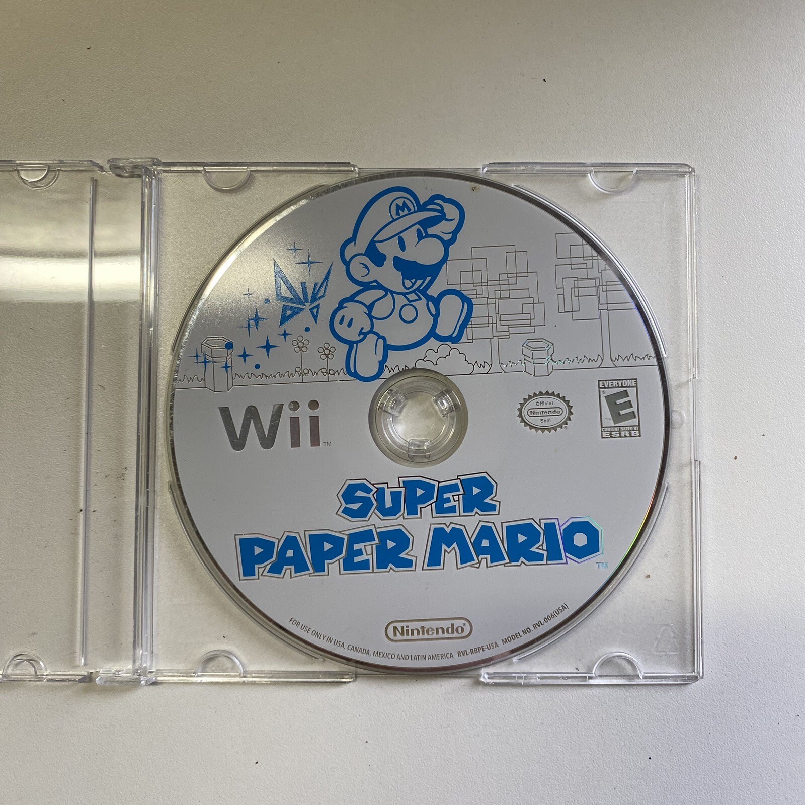 Super Paper Mario Nintendo Wii - Authentic Disc Only Tested, Works | eBay