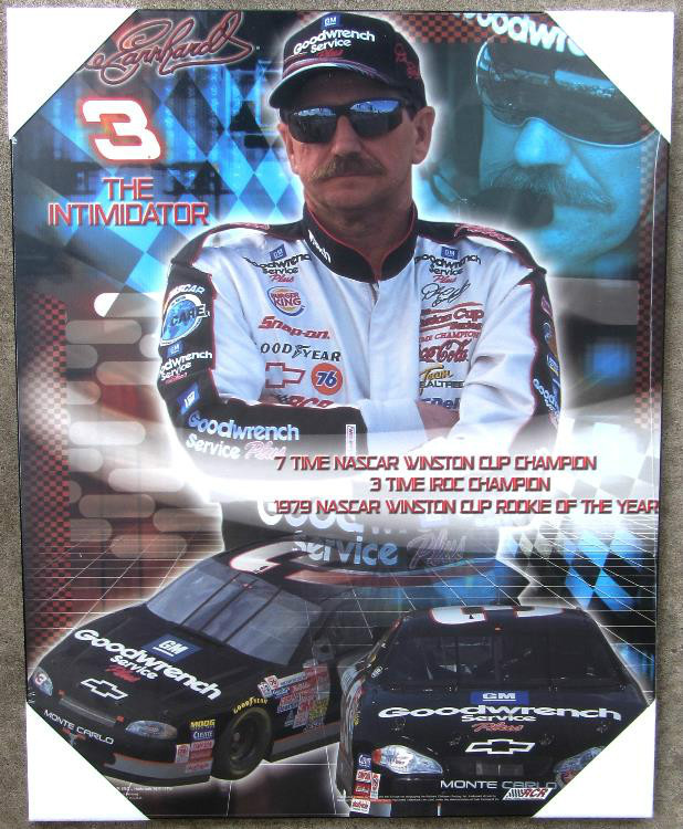Dale Earnhardt The Intimidator Plaque