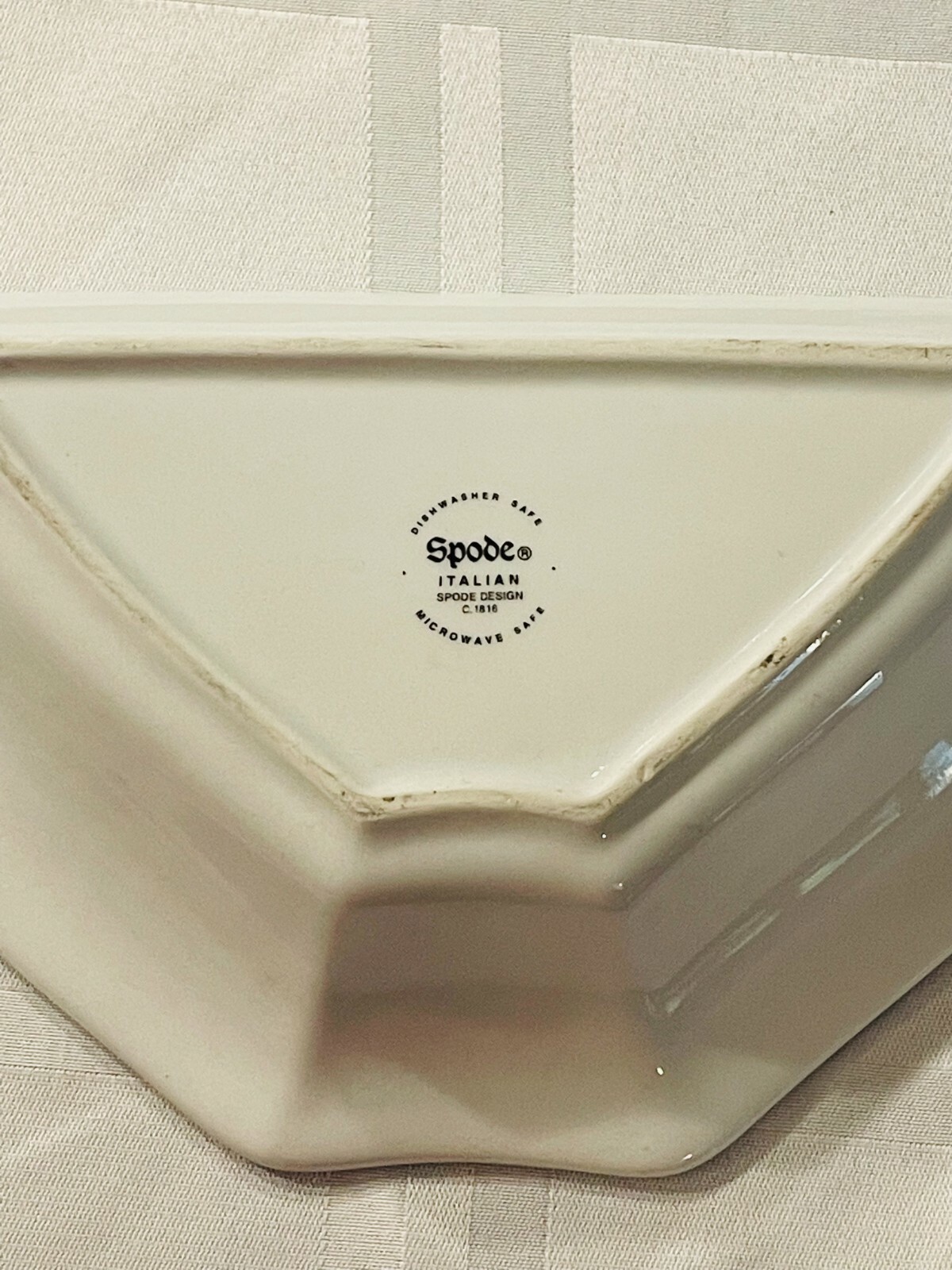 Spode Blue Italian Triangular Relish Dish | eBay