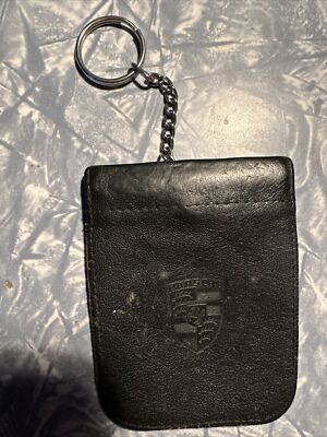 Porsche 911 912 1965-69 Vintage Rare Key Chain Pouch Case Leather ...