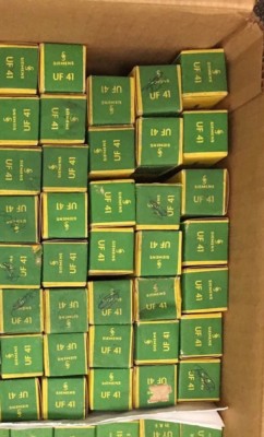 Big Lot Of UF41 SIEMENS 12AC5 Tube NEW NOS NIB For Battery RÖHRE Radio ...