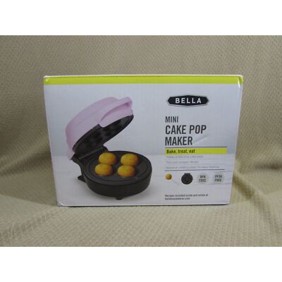 Bella Mini Cake Pop Maker Pink new, Makes 4 at a time | eBay