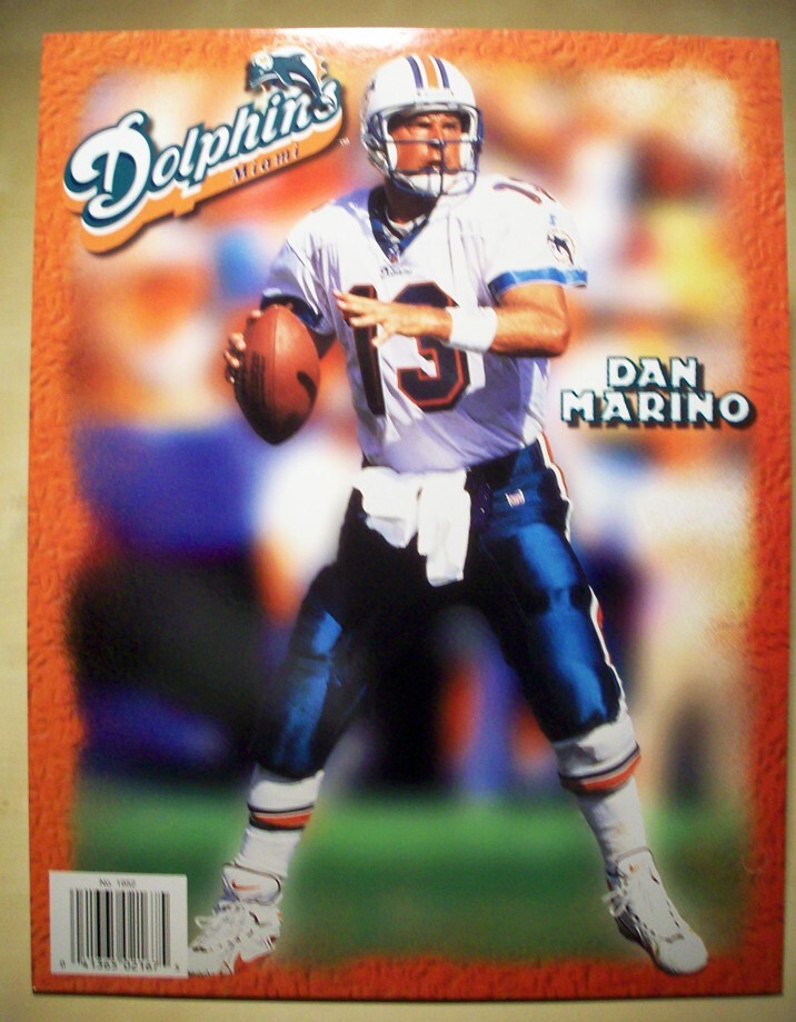 Vintage Collectible QB Club Folder Dan Marino Miami Dolphins NFLP ...