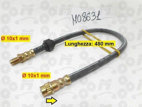 Front brake hose for: Renault Laguna and Fuego models B56 or 556 tutt ...