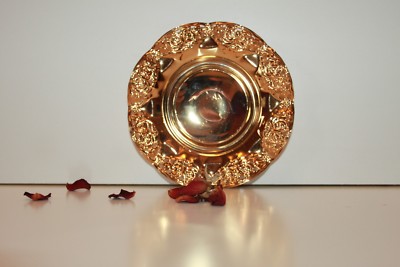 Vintage Quist Germany Gilt 24K Gold Plated Hildesheimer Rose Serving ...