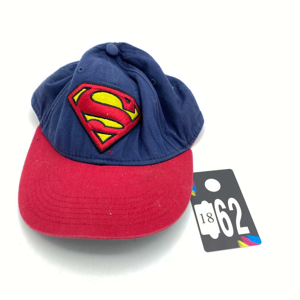 Hat Cap Licensed DC Comics Superman Logo Side Text Blue Red | eBay