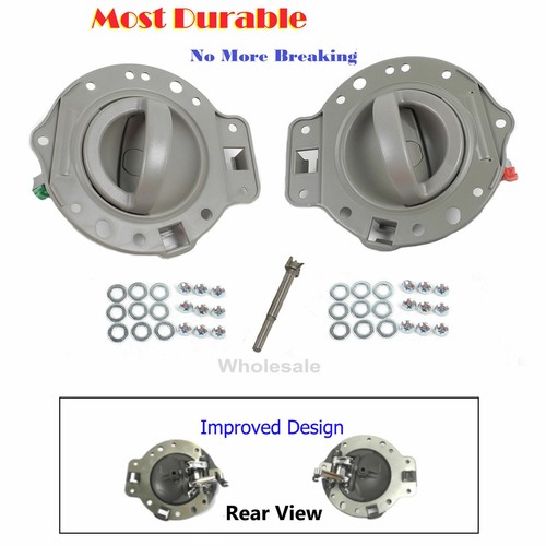 INSIDE DOOR HANDLE For 2006-2010 JEEP COMMANDER REAR PAIR GRAY BOLTS ...