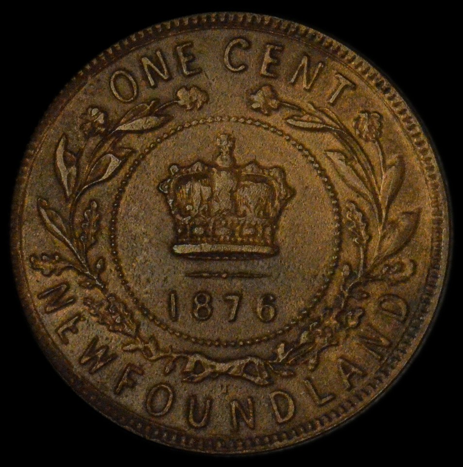 1876 H One Cent Canada (Newfoundland) | eBay