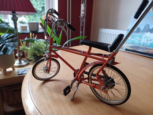 Raleigh chopper MK 1 Model Bike. Diecast orange retro.Selling Fast ...