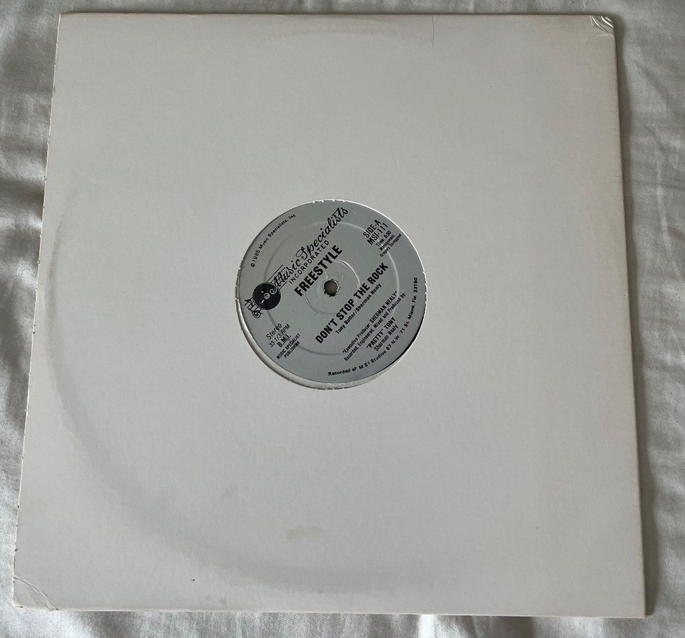 Freestyle – Don't Stop The Rock 12” (VG++/VG+) [1st US Press] MUSIC ...