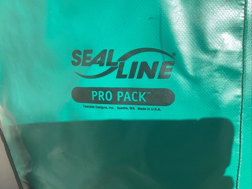 Sealline Seal Line Pro Pack 120 Liter Green Dry Bag Backpack Hip Belt ...