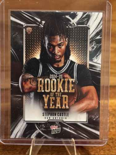 2025 Topps Now Basketball ROY Rookie of the Year #14 Stephon Castle RC ...