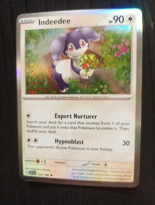Indeedee 153/198 Sv01: Scarlet & Violet Base Set - Holo Rare - Pokémon ...