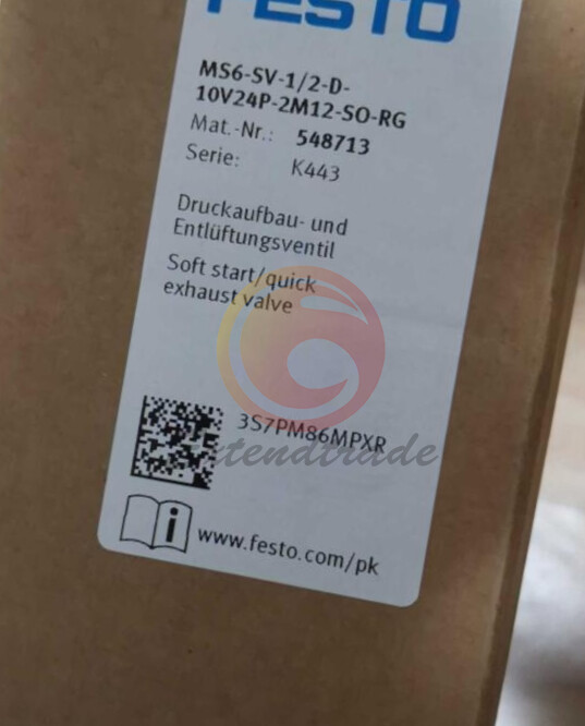 One Festo MS6-SV-1/2-D-10V24P-2M12-SO-RG 548713 New | eBay