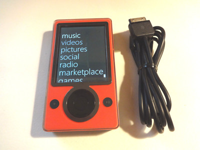 MICROSOFT ZUNE CUStOM RED 128GB. SSD DRIVE...NEW BATTERY... | eBay