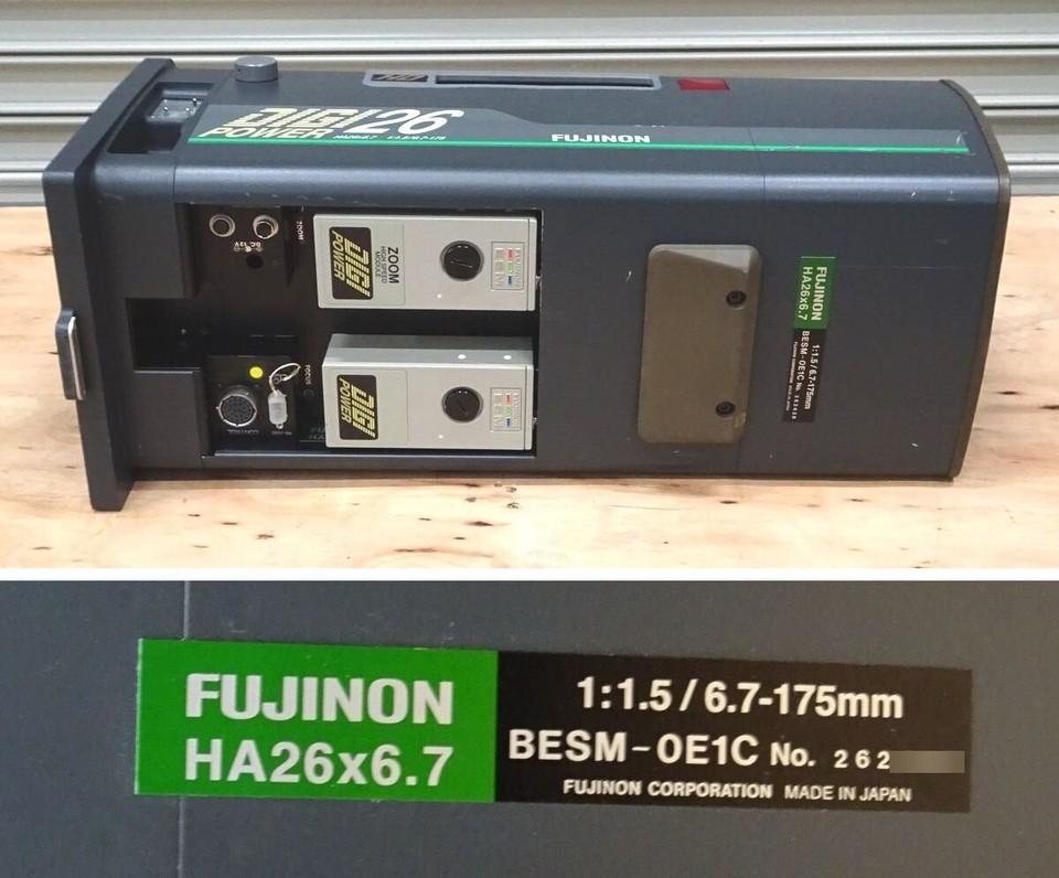 Fujinon DIGI POWER26 HA26x6.7 BESM-0E1C Fujinon 26x HD Studio Lens JUNK ...