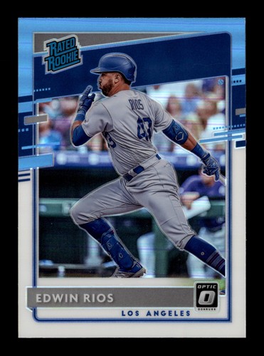 2020 Donruss Optic Carolina Blue/White #64 Edwin Rios RR RC Dodgers | eBay