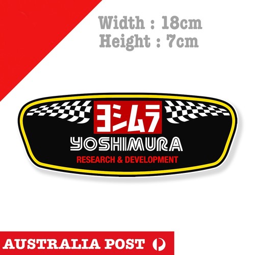 YOSHIMURA Street & Track Racing Logo, Osaka Japan Fuel Tank Sticker | eBay