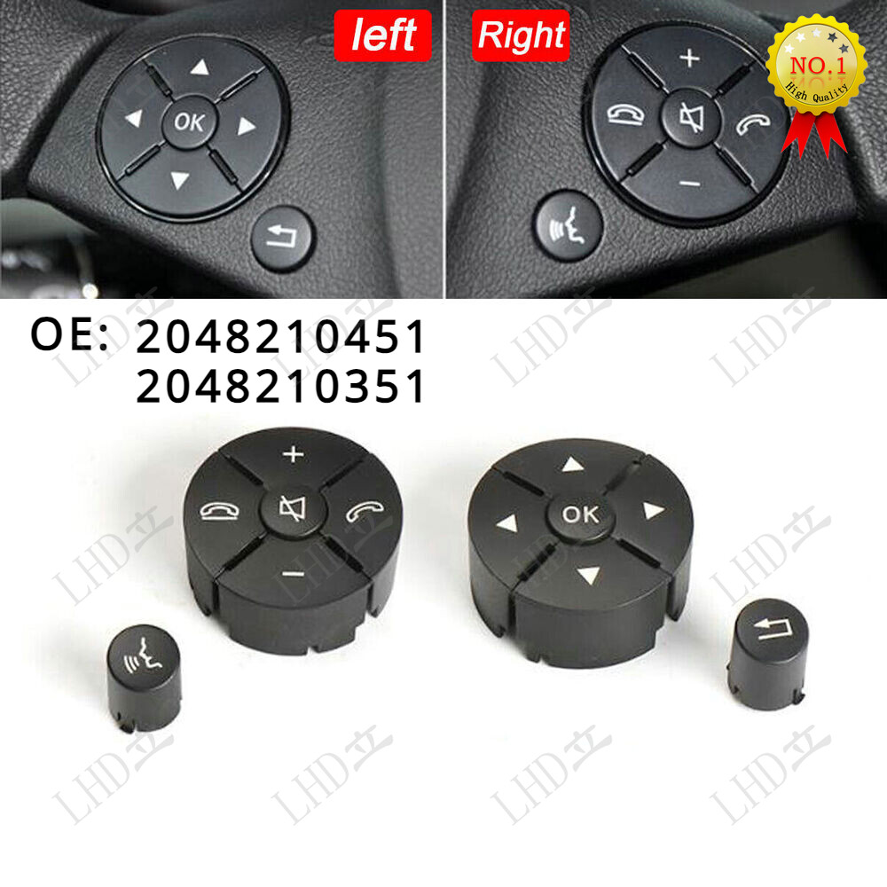 Steering Wheel Switch Button For Benz W204 W212 C/E/GLK-CLass 08-14 ...