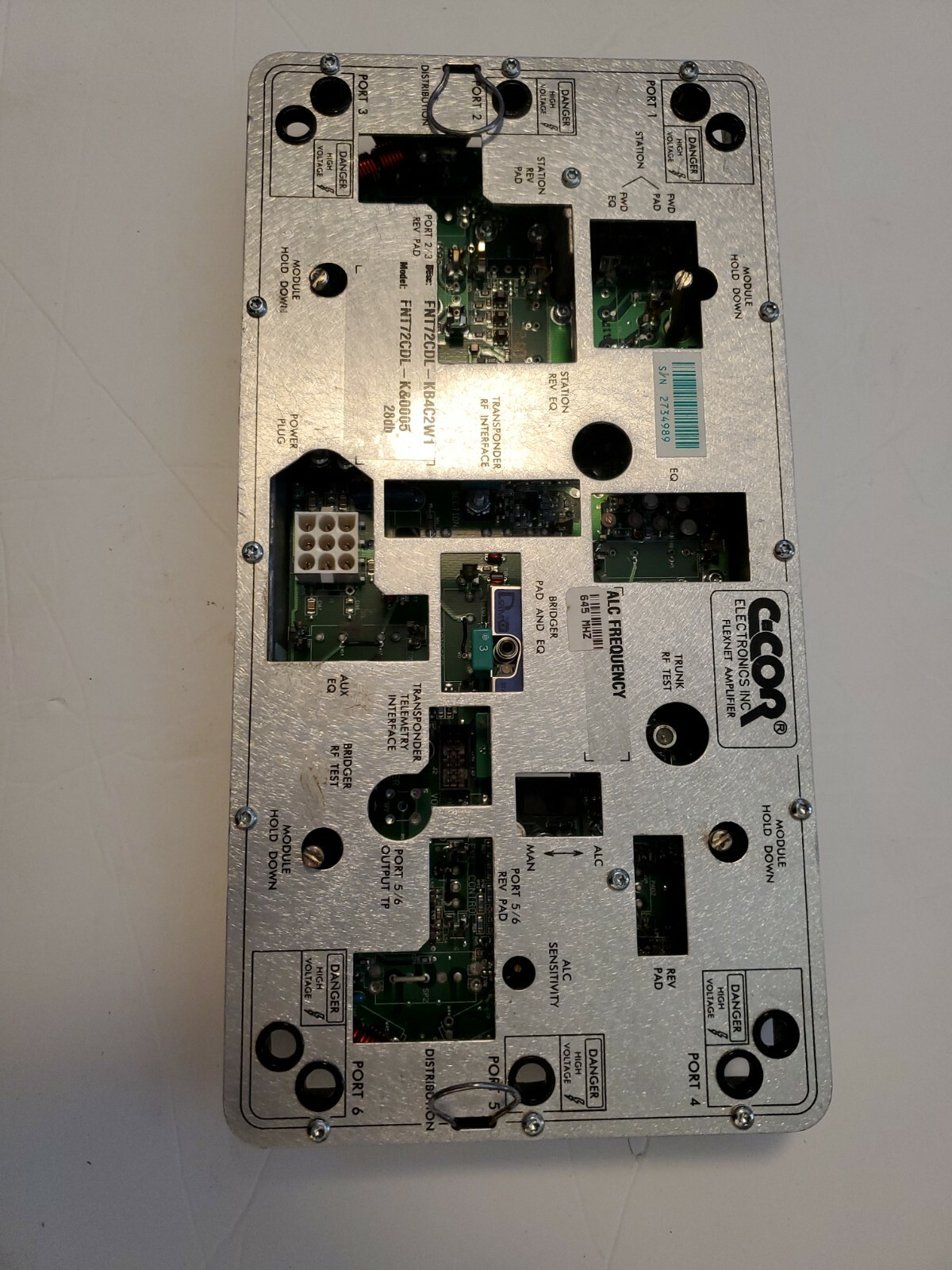 C-COR FNT72CDL-KB4F6W1 FLEXNET TRUNK AMPLIFIER | eBay