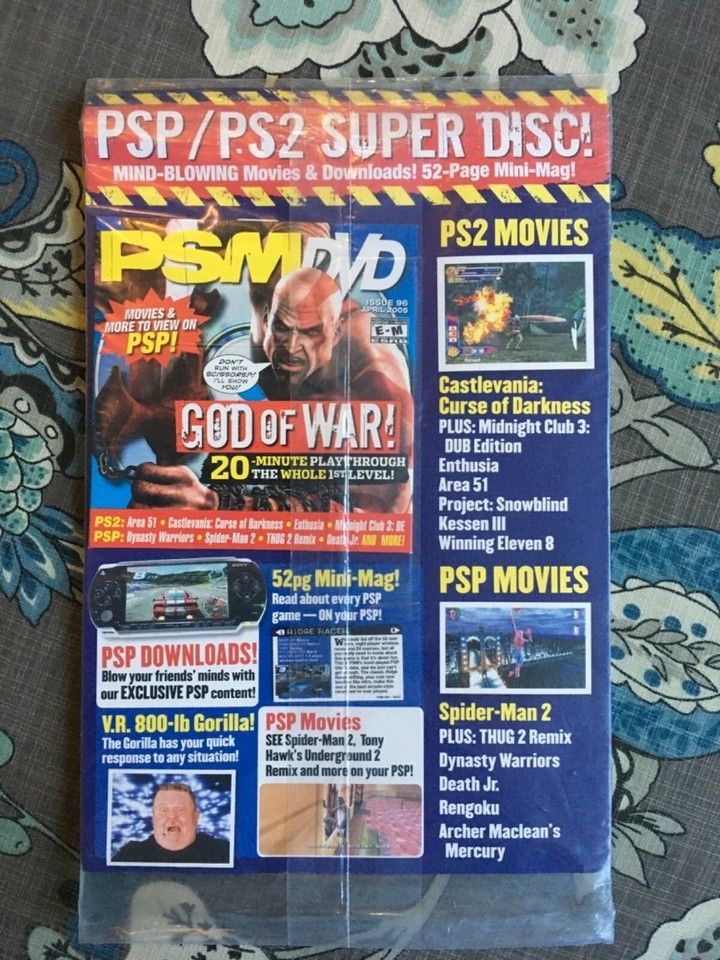 Official U.S. PlayStation April 2005 issue #96 25 To Life ..Psm..psp ...