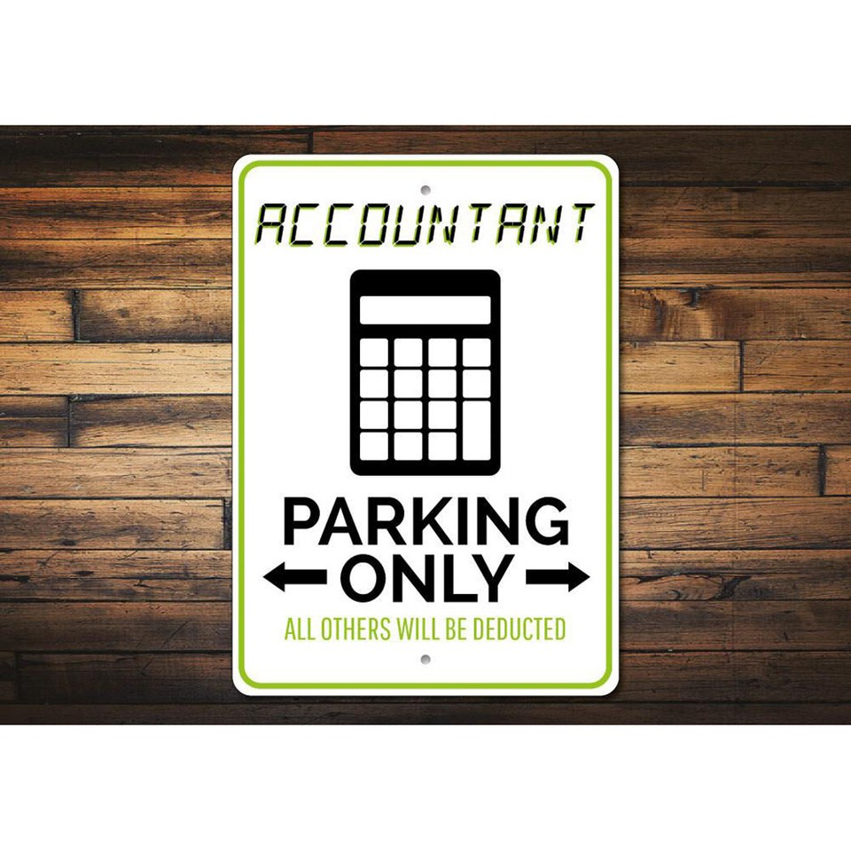 Accountant Decor, Accountant Aluminum Metal Decor Sign | eBay
