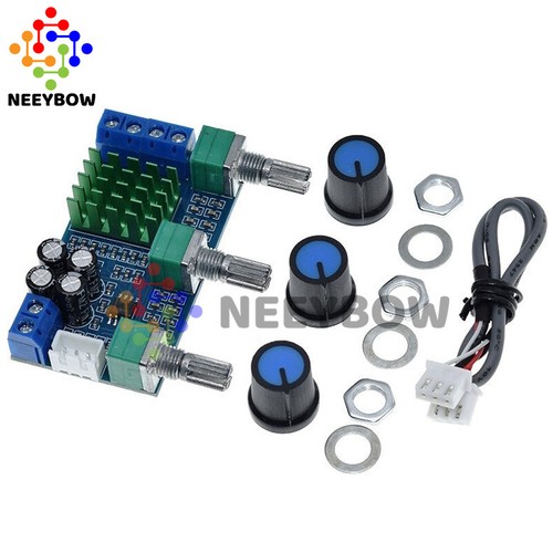 TPA3116D2 12~24V 80Wx2 Dual Chan Digital Treble Bass Pre Amplifier ...