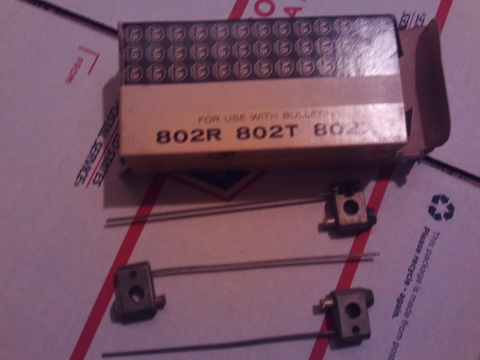 3- ALLEN BRADLEY 802T 802R 802X LIMIT SWITCH OPERATING LEVER WHISKER ...