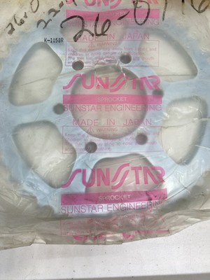 Sunstar Engineering K-1058R Silver Steel 41-Teeth Rear Sprocket For ...