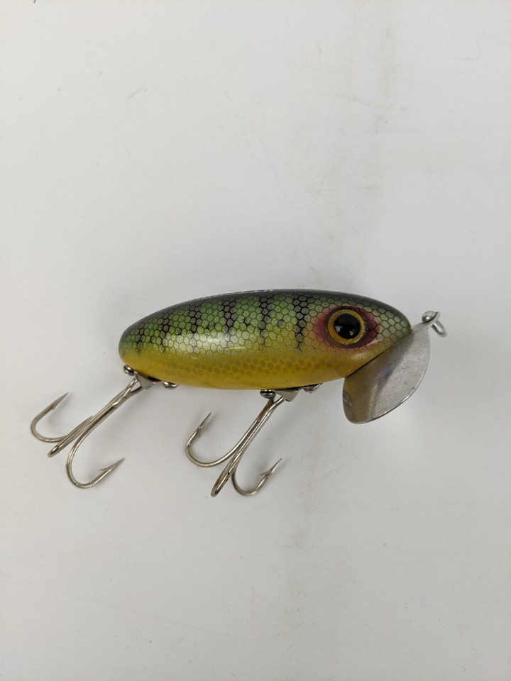 Vintage Fred Arbogast Jitterbug Fishing Lure Akron Ohio Original Box | eBay
