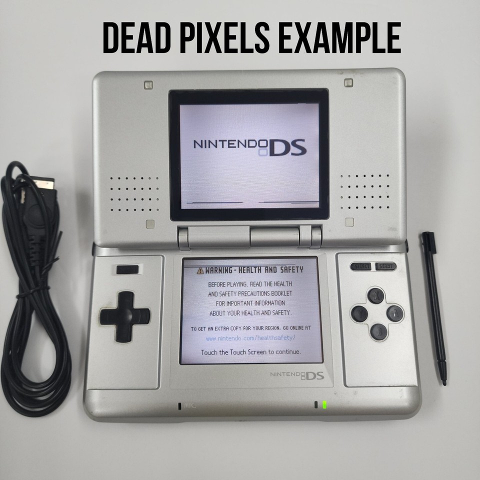 Nintendo DS Original "Fat" WITH Charger and Stylus Choose Color FULLY ...