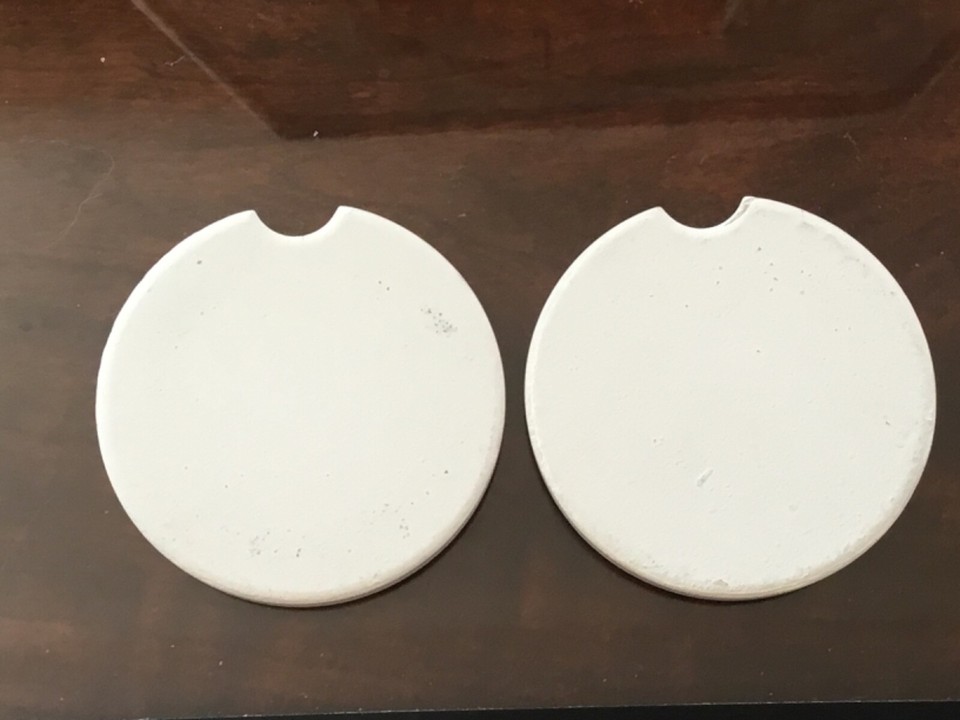 2 Pack Car Hot Rod Coasters Absorbent Ceramic For Cup Holder Pop Up To ...