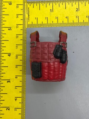Red Chest Bullet Vest Gear Scrap Iron 74 Figure GI Joe 6" Cobra ...