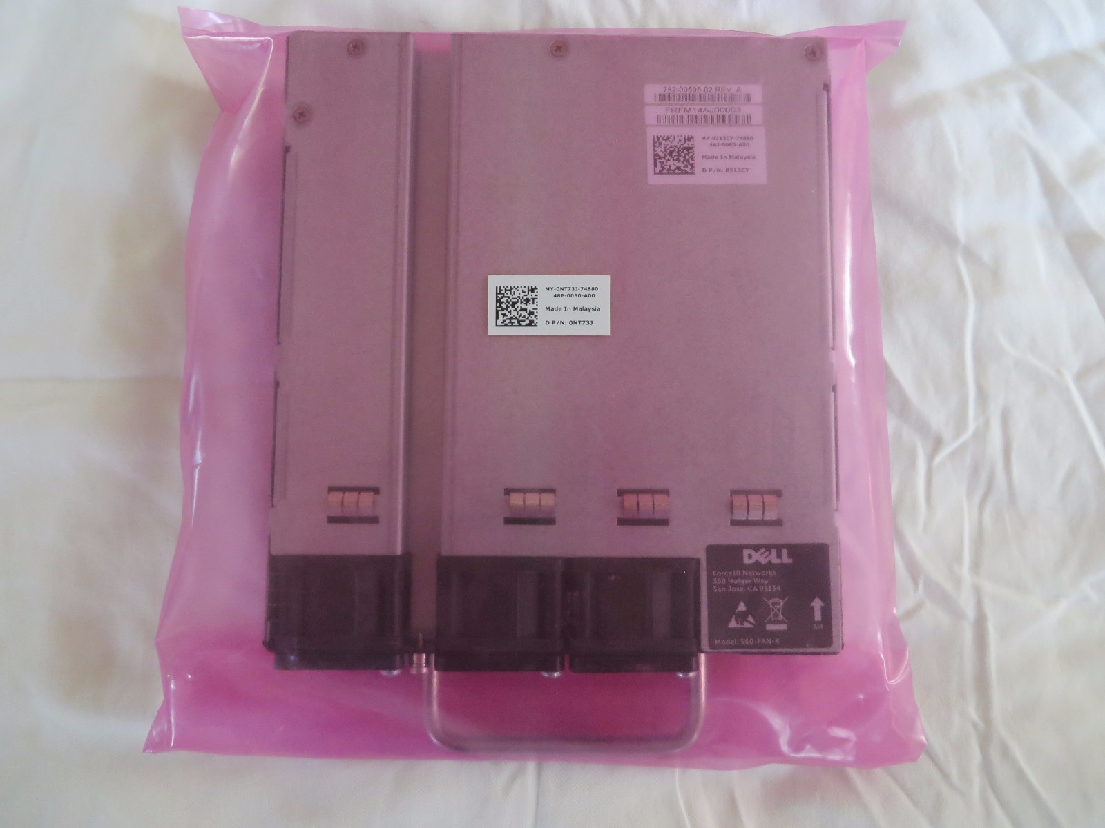 Dell Force10 S60-FAN-R Module Reverse Air Flow 0313CY NEW IN SEALED ...