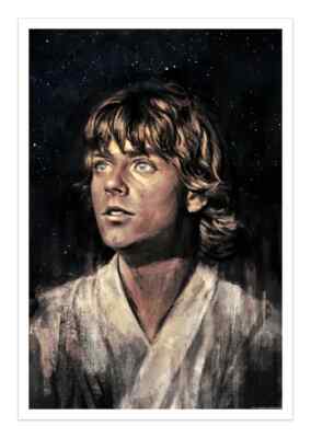 LUKE SKYWALKER by Alice X Zhang - Art Variant Print - 13x19 - Star Wars ...