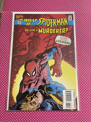 WHAT IF #72 SPIDER-MAN MURDERER LIZARD CRAIG BRASFIELD COVER 1995 ...