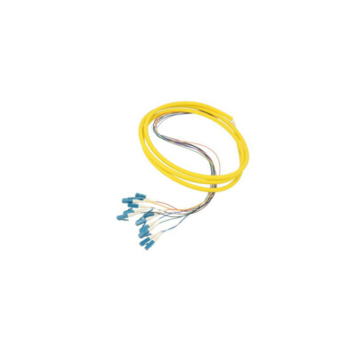 54360 Fiber Optic Pigtail LC/UPC, Fiber 2m Input,: Fiber x 12 Off: LC ...