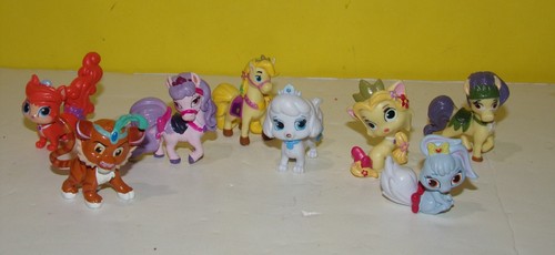 Disney Princess Palace Pets Figures Topper 8 Lot Horse Puppy Mini 1.5 ...