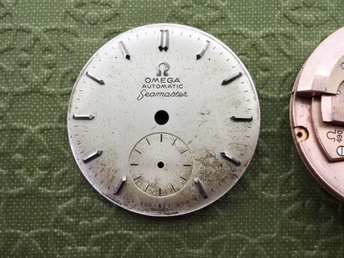 VINTAGE OMEGA SEAMASTER WATCH MOVEMENT CALIBER 490 w/ DIAL | eBay