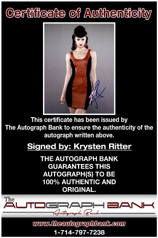Krysten Ritter authentic signed celebrity 8x10 photo W/Cert Autographed ...