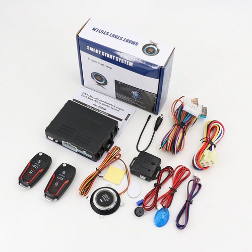 Car Ignition Switch Keyless Entry Remote Starter Engine Push Start ...