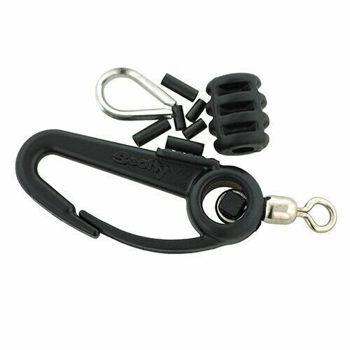 Scotty Snap Terminal Kit w/1 Thimble/1 Bumper/3 Sleeves/1 Swivel Hook ...