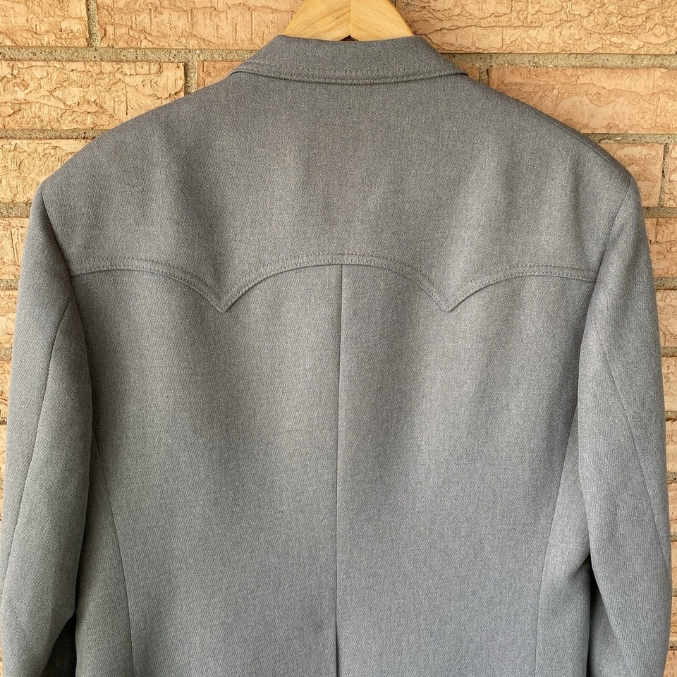 80s 90s Levi's Blazer Mens 44 Long Western Wear VTG Yoked Dressy Sport ...