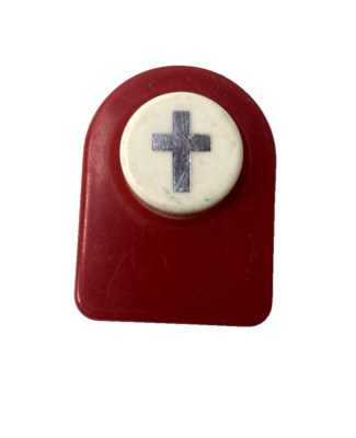 Cross Craft Punch for Crafts and Scrapbooking - Cross is 1/2 inch x 3/8 ...